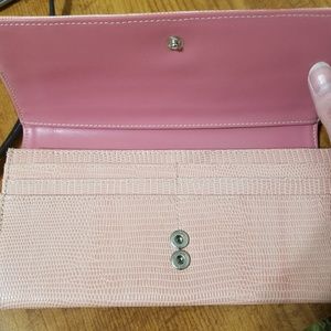 Maxx Studio | Accessories | Maxx Studio Lizard Leather Embossed Wallet ...